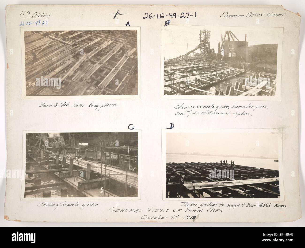 MI - Detroit River. Detroit Depot Wharf, Michigan. General views of ...