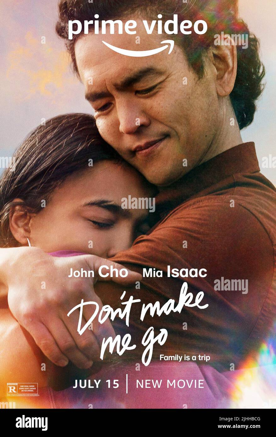 DON'T MAKE ME GO, US poster, from left: Mia Isaac, John Cho, 2022 ...