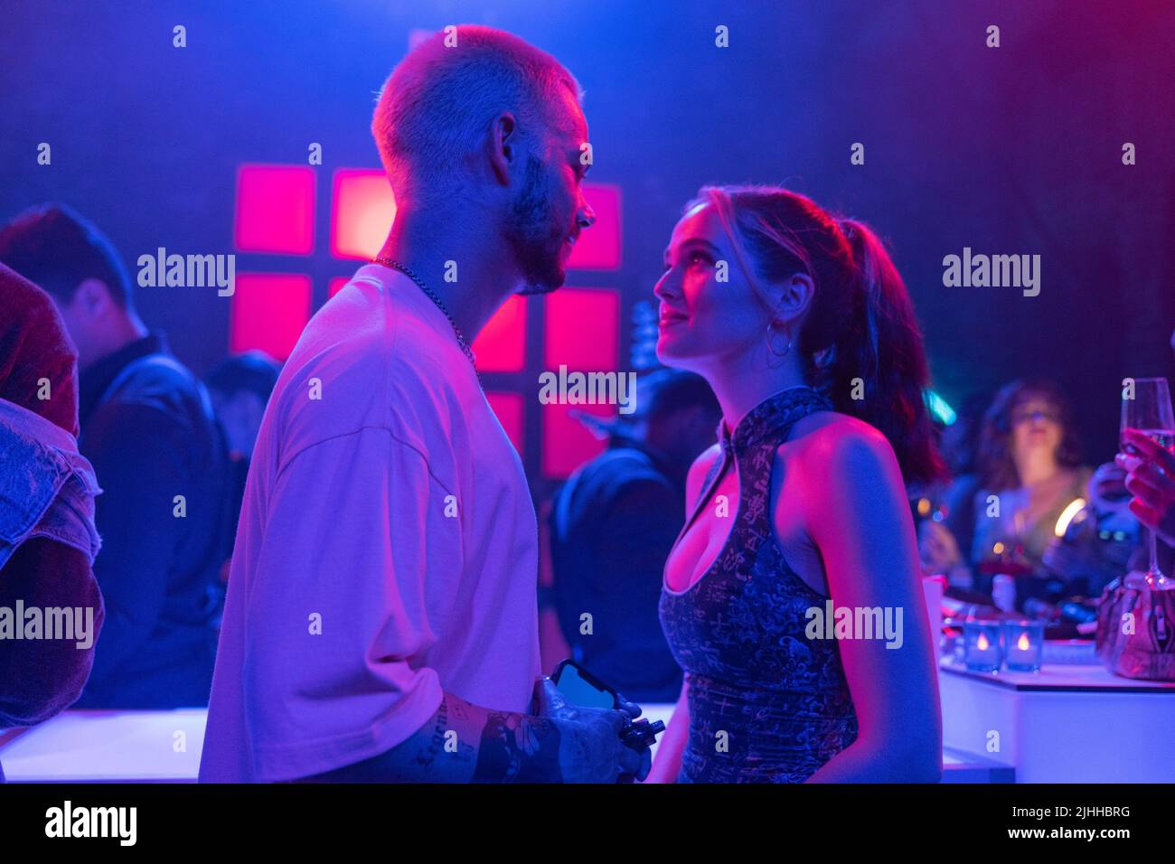 NOT OKAY, from left: Dylan O'Brien, Zoey Deutch, 2022. ph: Nicole ...