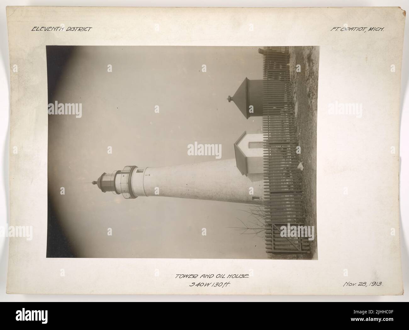 MI - Fort Gratiot. Fort Gratiot, Michigan. Tower and oilhouse. South 40 ...