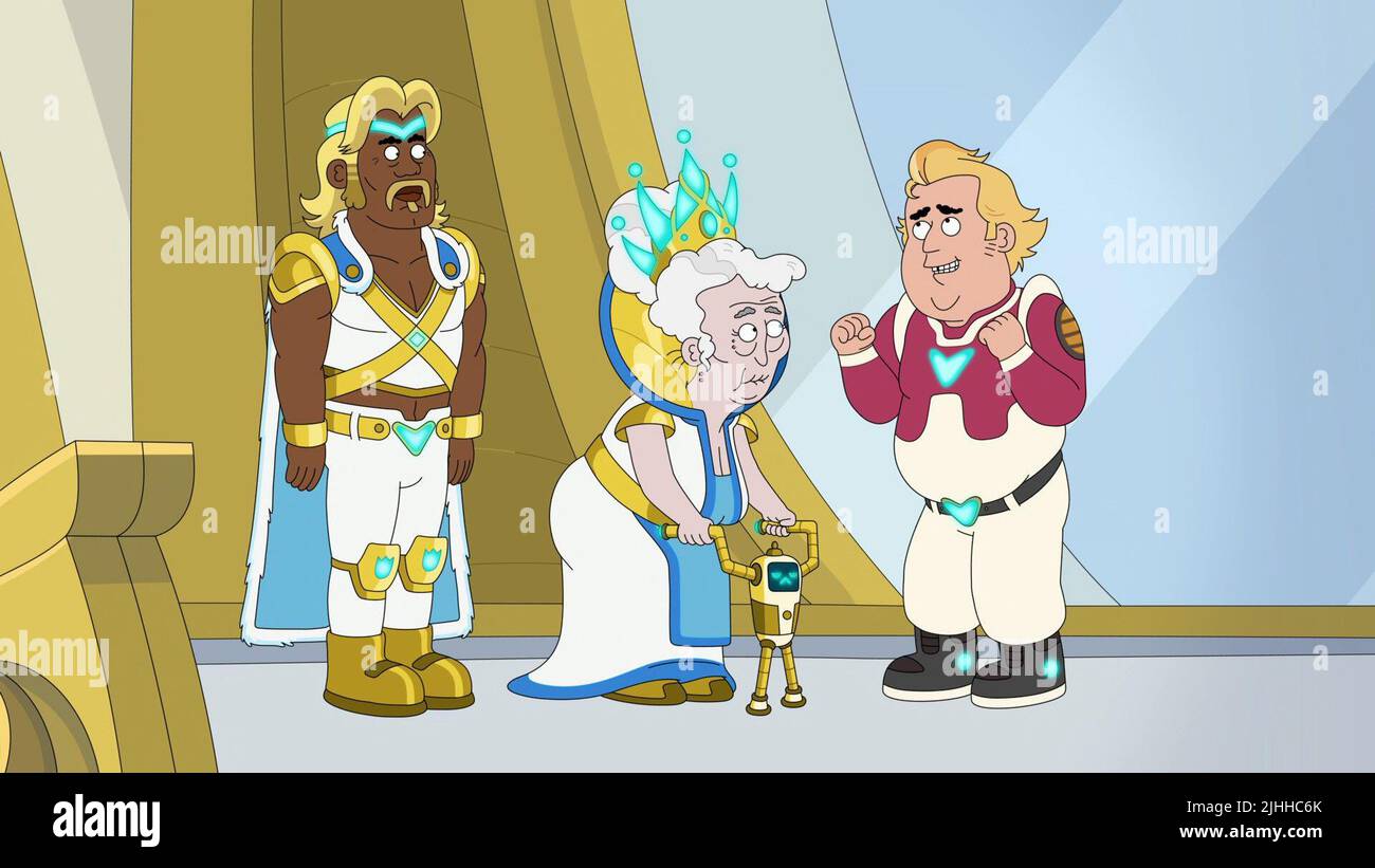 FARZAR, from left: Renzo (voice: Lance Reddick), Flammy (voice: Grey ...