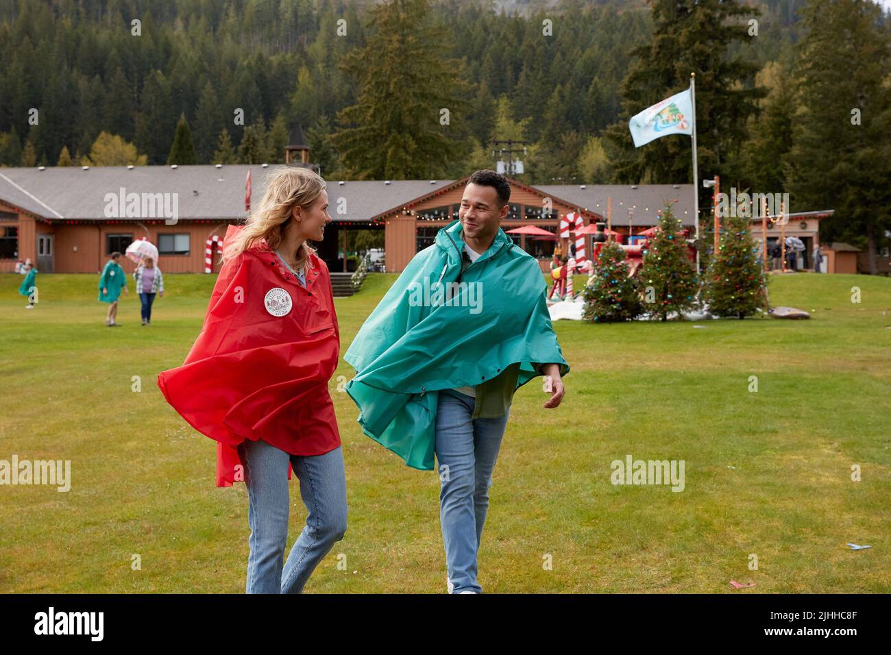 CAMPFIRE CHRISTMAS, from left: Tori Anderson, Corbin Bleu, aired July ...