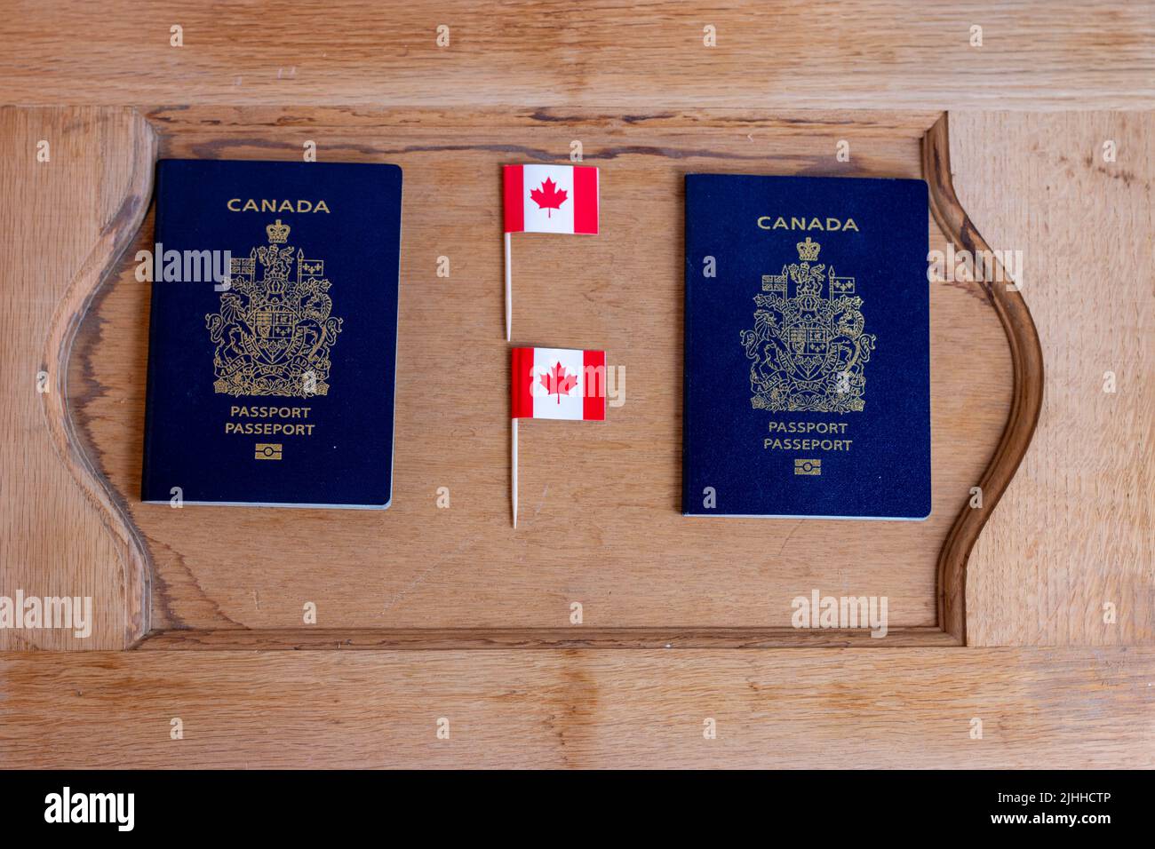 Canadian immigration, emigration, or travel themed photo Stock Photo ...