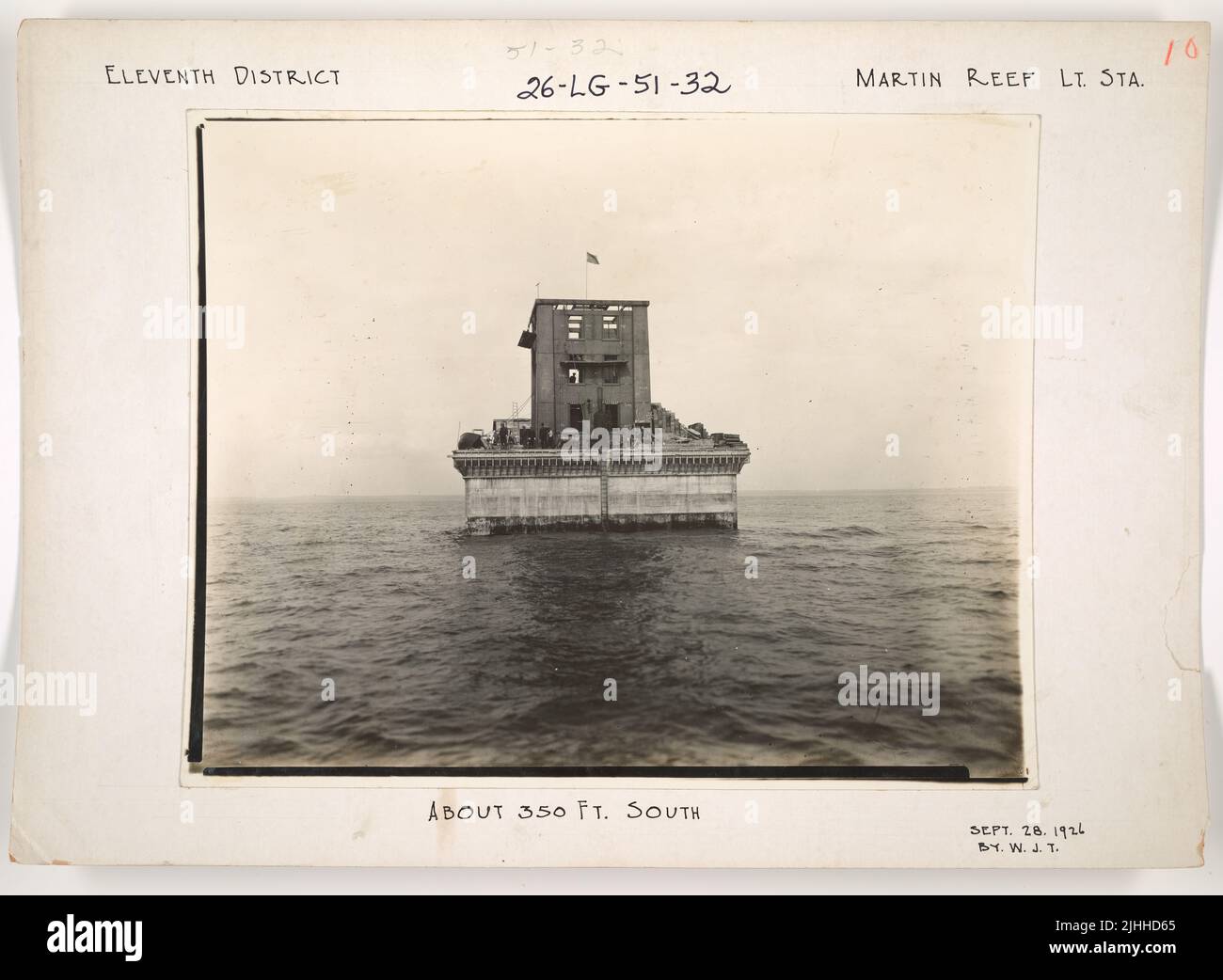 MI - Martin Reef. Martin Reef Light Station, Michigan. About 350 ft ...