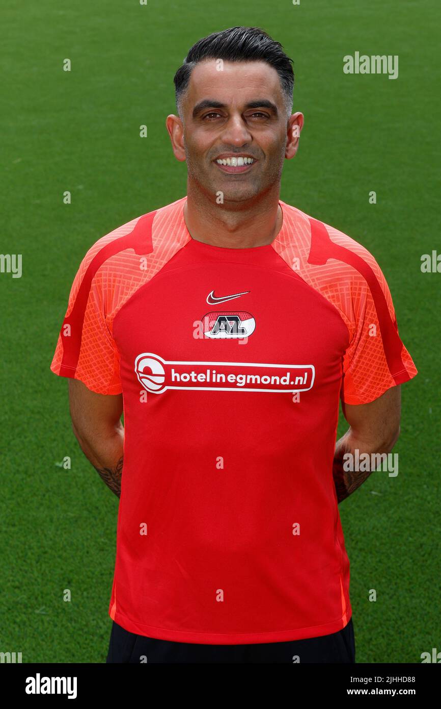 ALKMAAR, NETHERLANDS - JULY 14: Ari Menmi teammanager AZ poses during ...