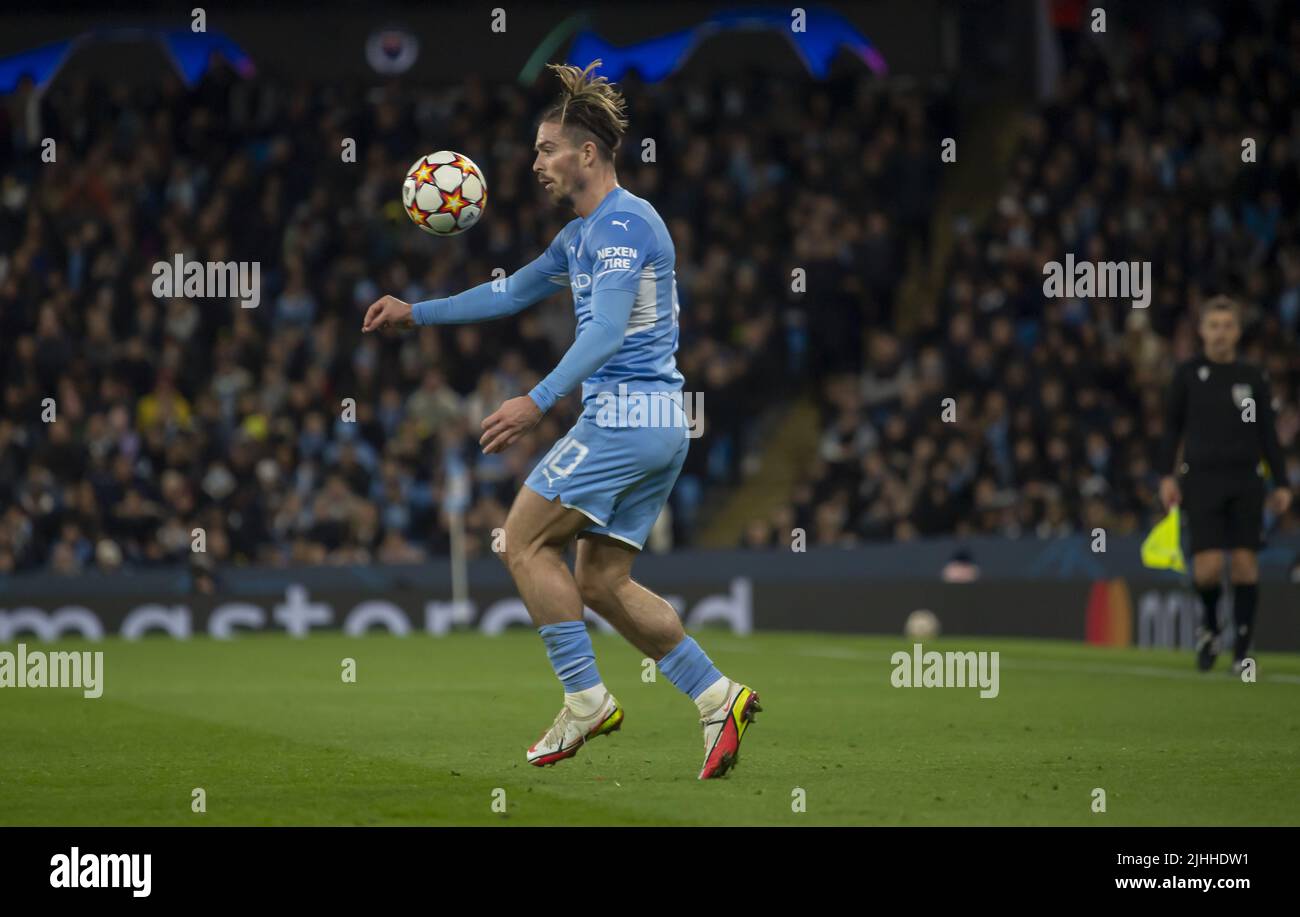 Action during the UEFA Champions League group match between Manchester ...