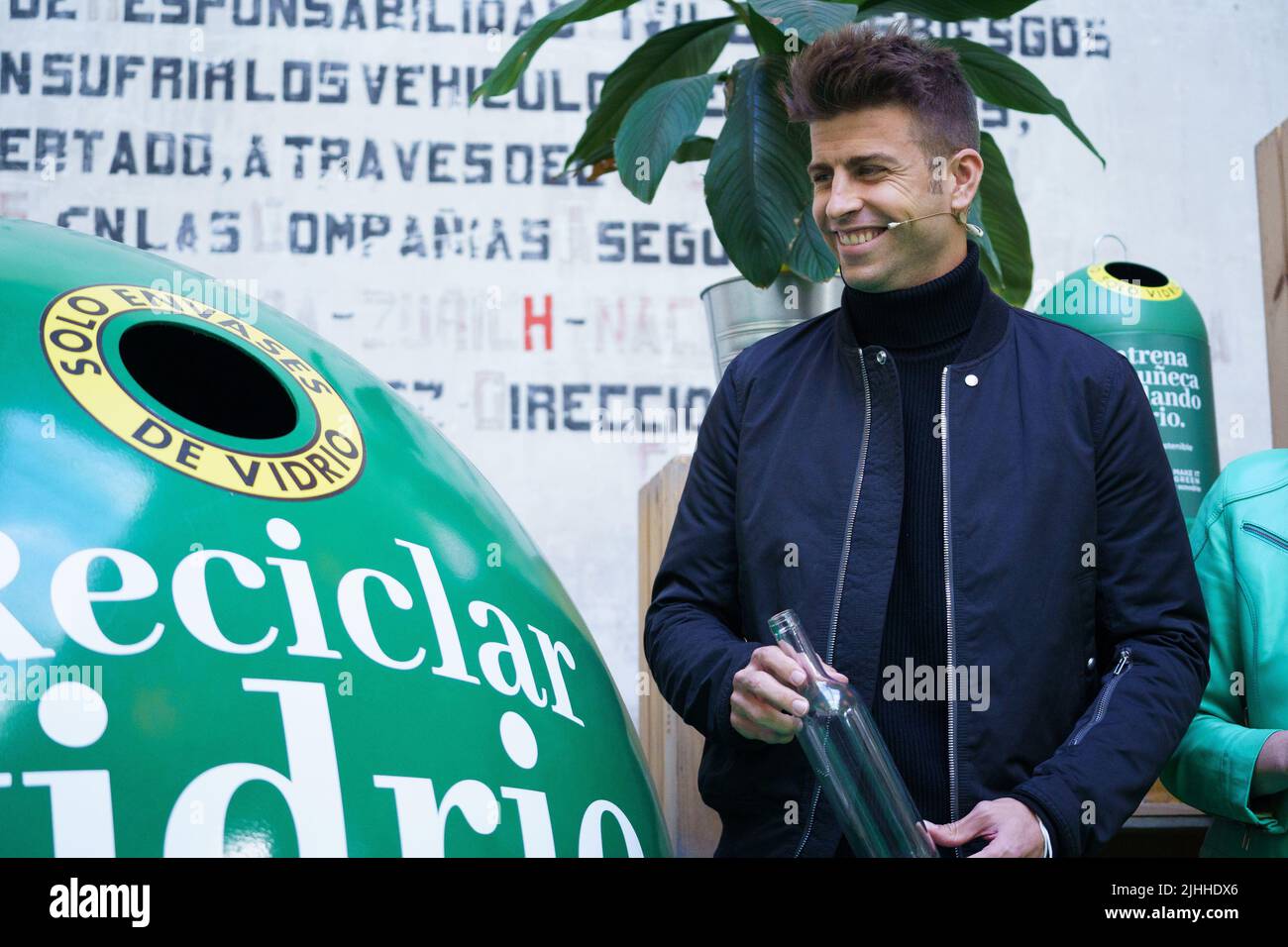 Gerard pique present the first sustainable davis cup in madrid hi-res ...