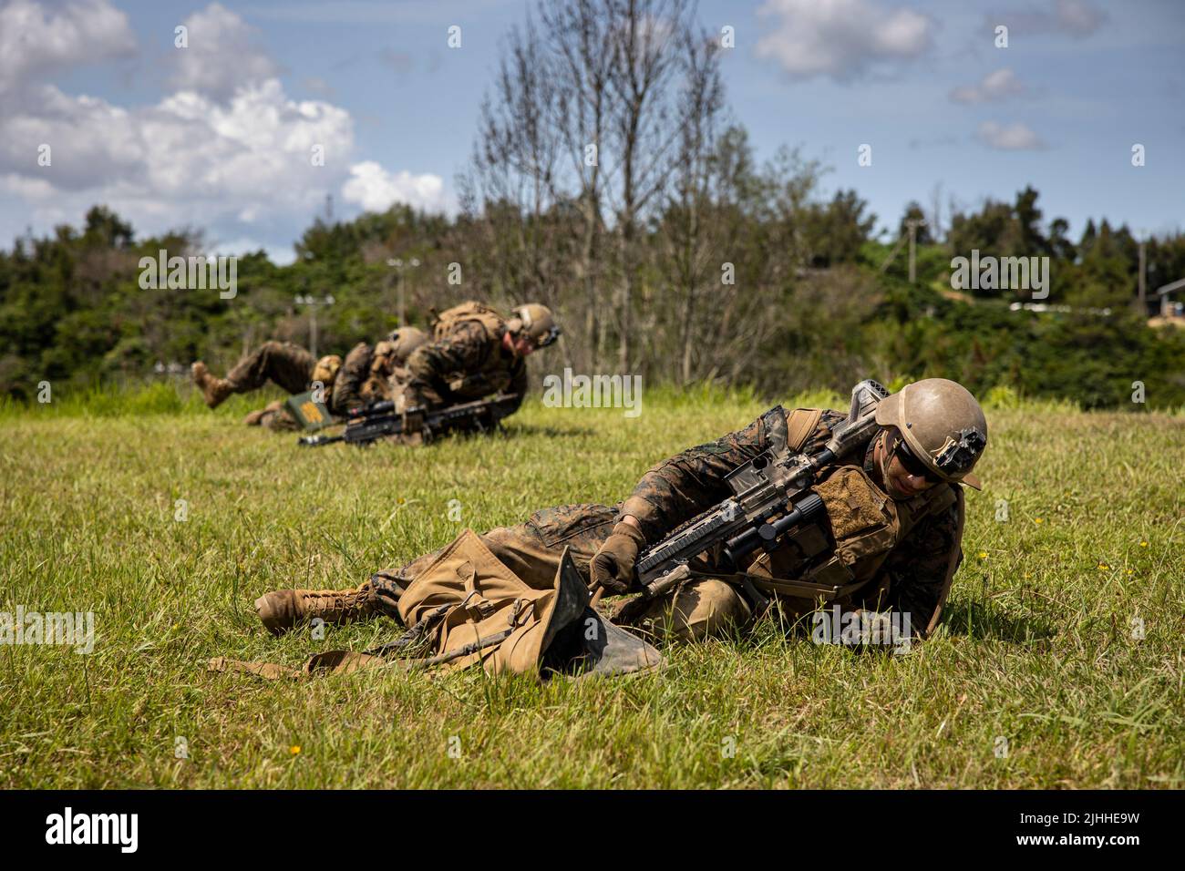 U.S. Marines with Battalion Landing Team 2/5, 31st Marine Expeditionary ...