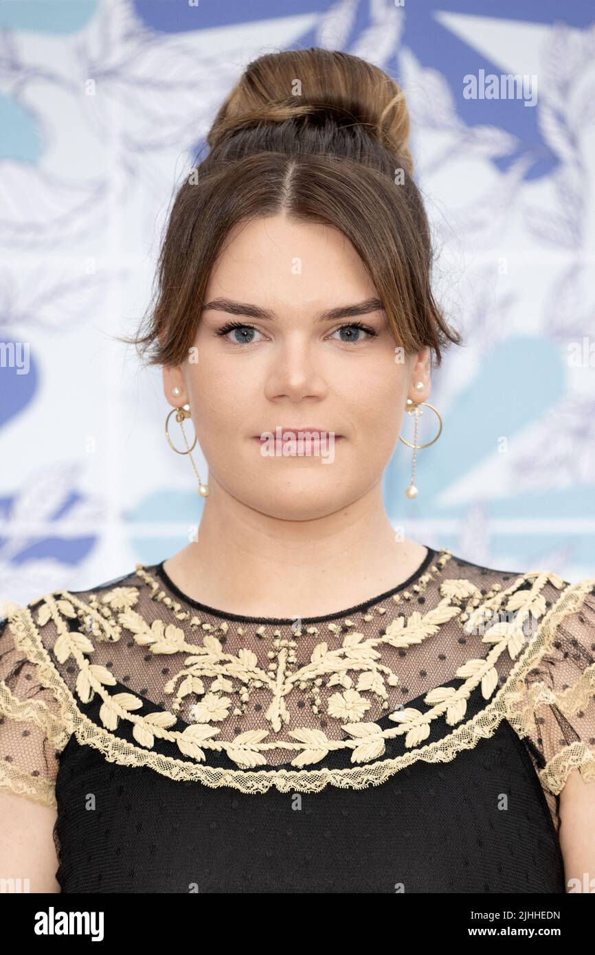 Camille Gottlieb attends the Monaco Red Cross Ball Gala, on July 18 ...