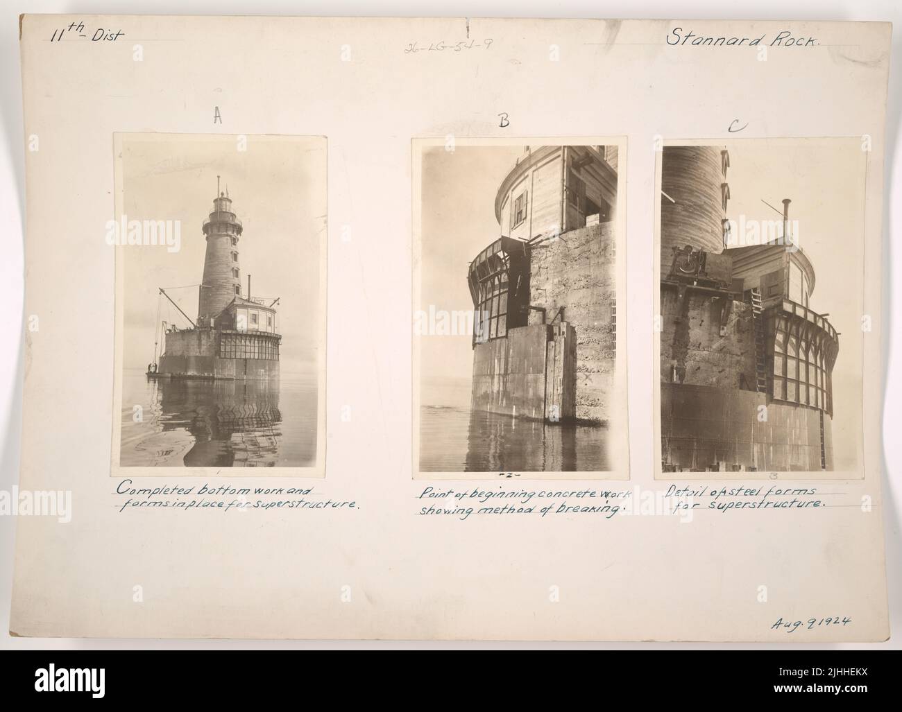 MI - Stannard Rock. Stannard Rock Light Station, Michigan. Point of ...