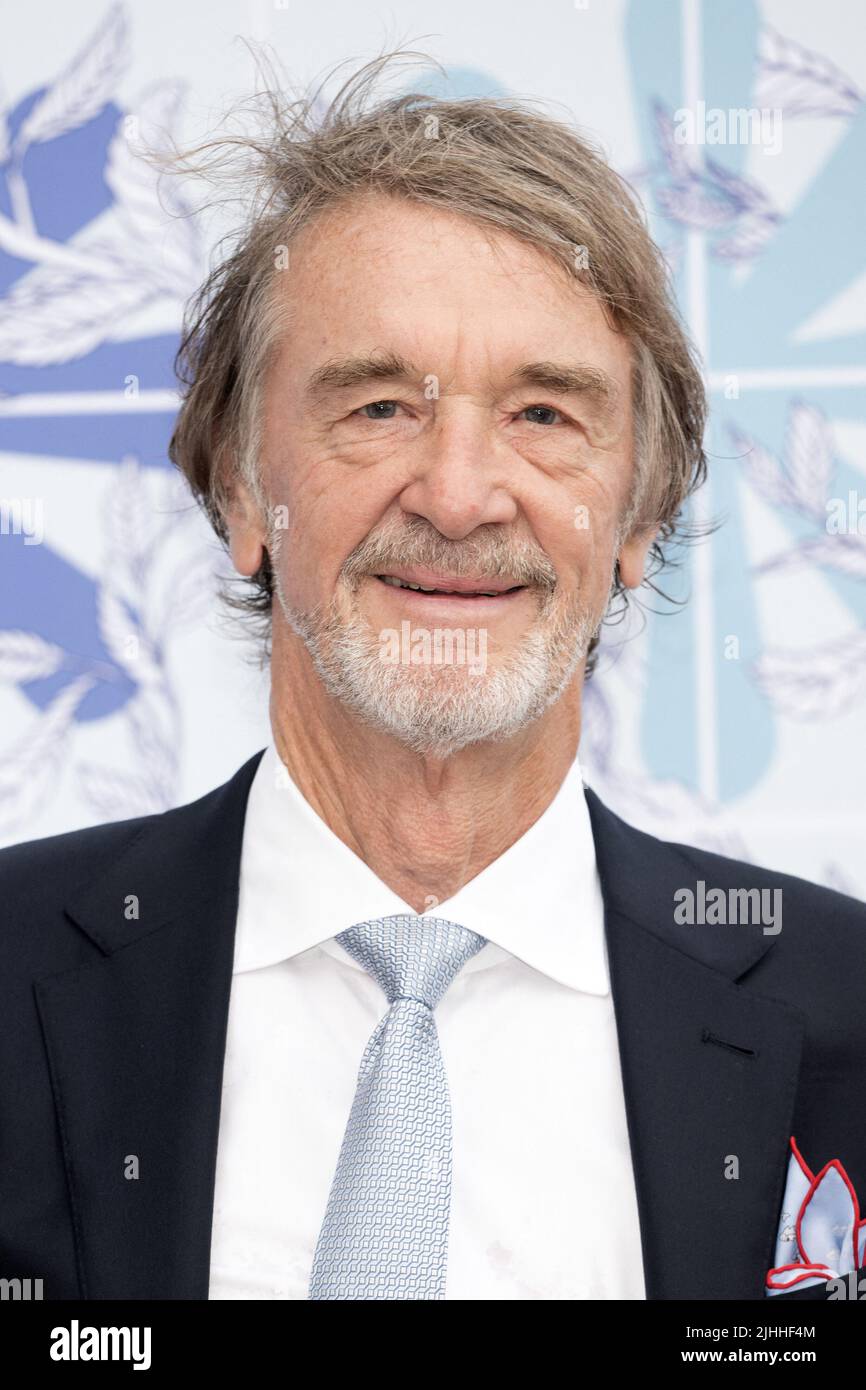 Ineos chairman Jim Ratcliffe attends the Monaco Red Cross Ball Gala, on ...