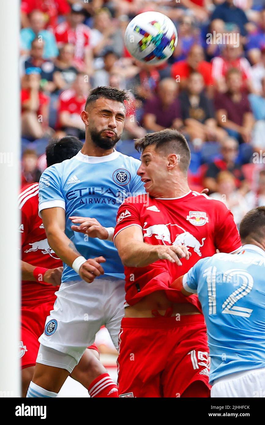 HARRISON, NJ - JULY 17: New York City FC midfielder ValentÃ­n ...