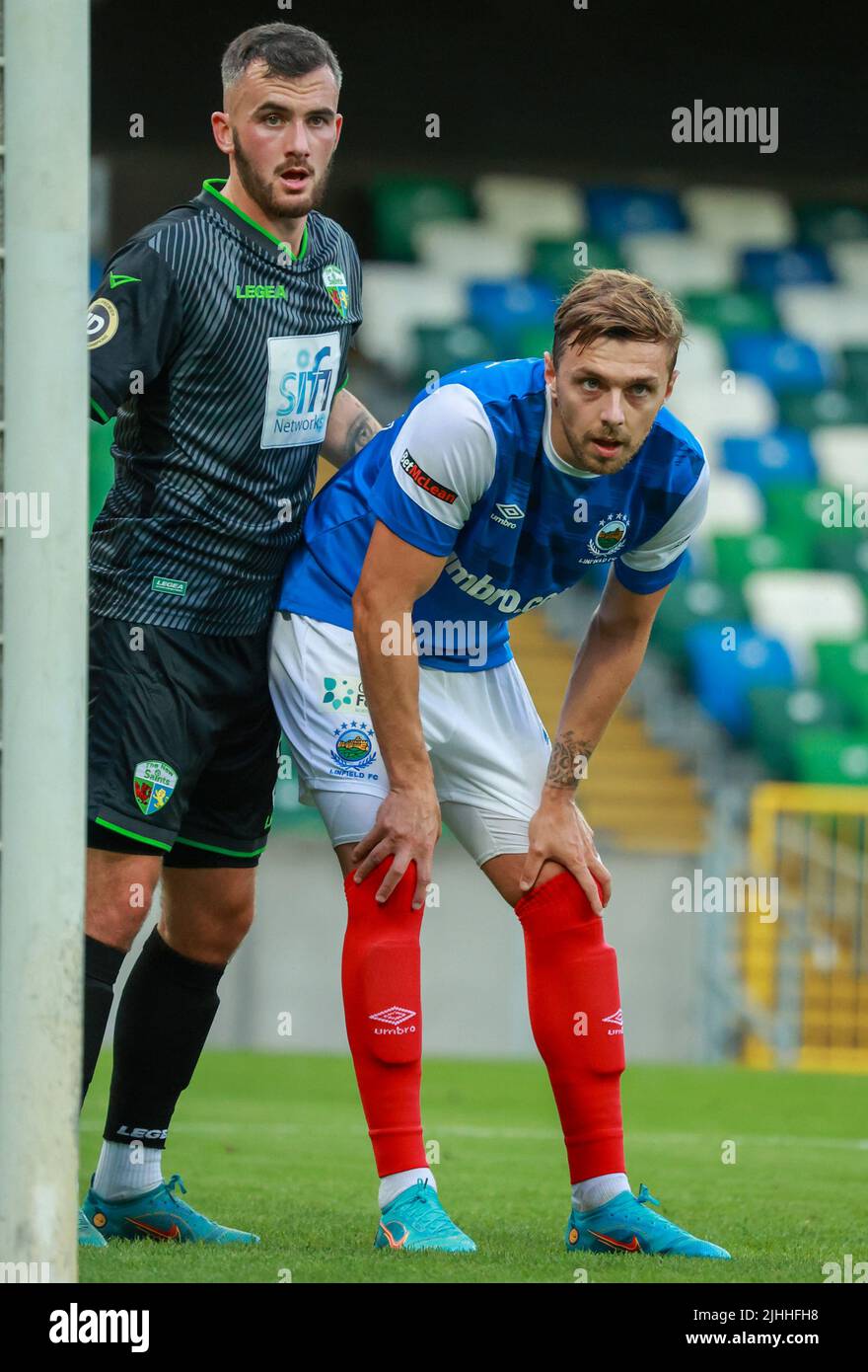 Windsor Park, Belfast, Northern Ireland, UK. 13 July 2022. UEFA ...