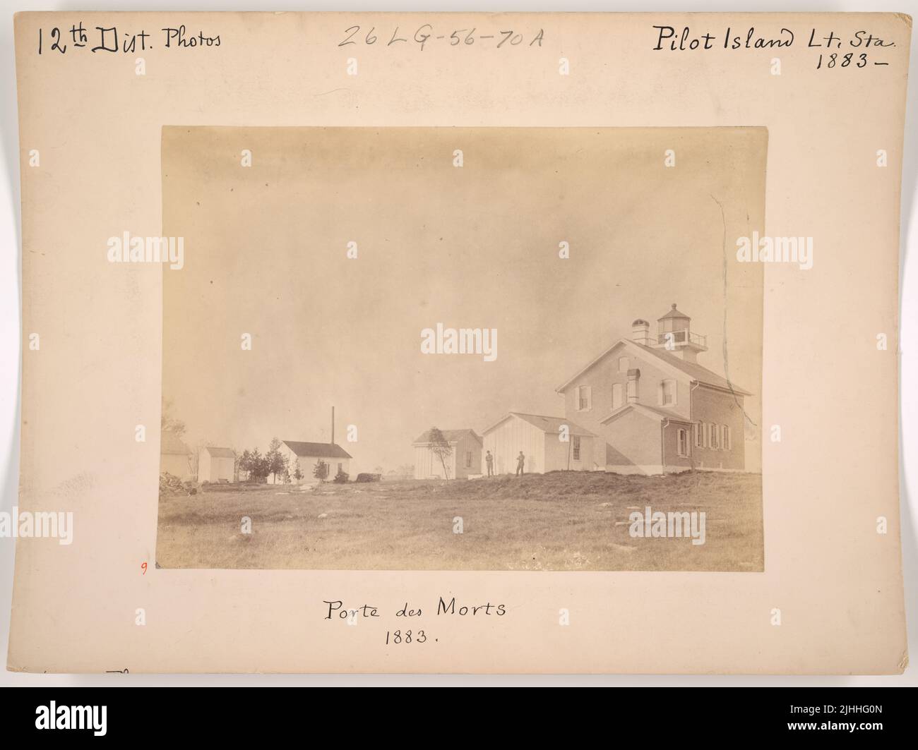 WI - Pilot Island. Pilot Island Light Station, Wisconsin. Porte des ...