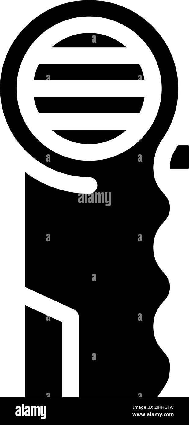 safe fan glyph icon vector illustration Stock Vector Image & Art - Alamy