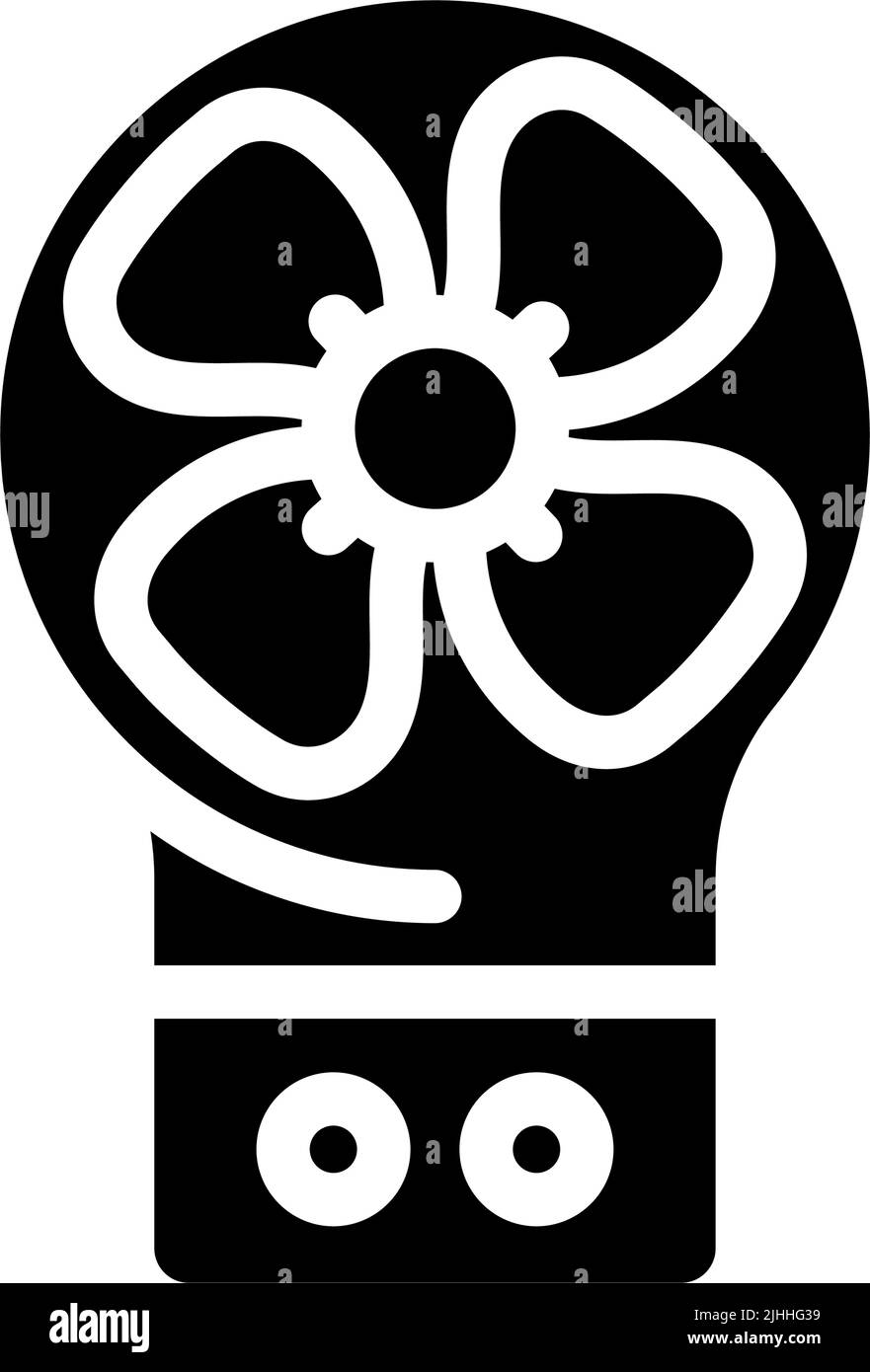 electronic fan gadget glyph icon vector illustration Stock Vector Image ...
