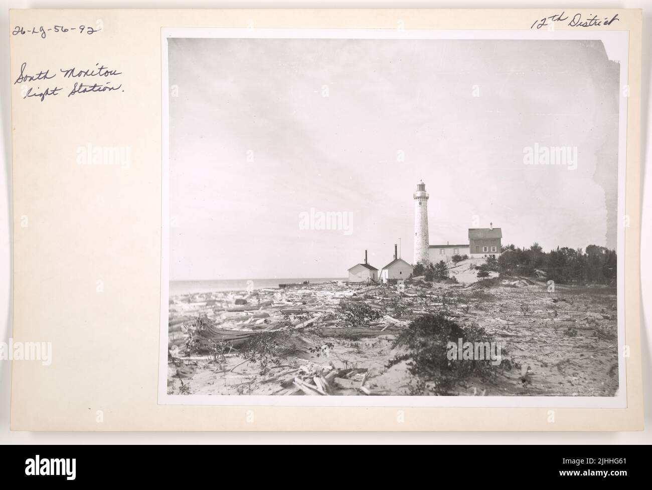 South manitou island lighthouse hi-res stock photography and images - Alamy