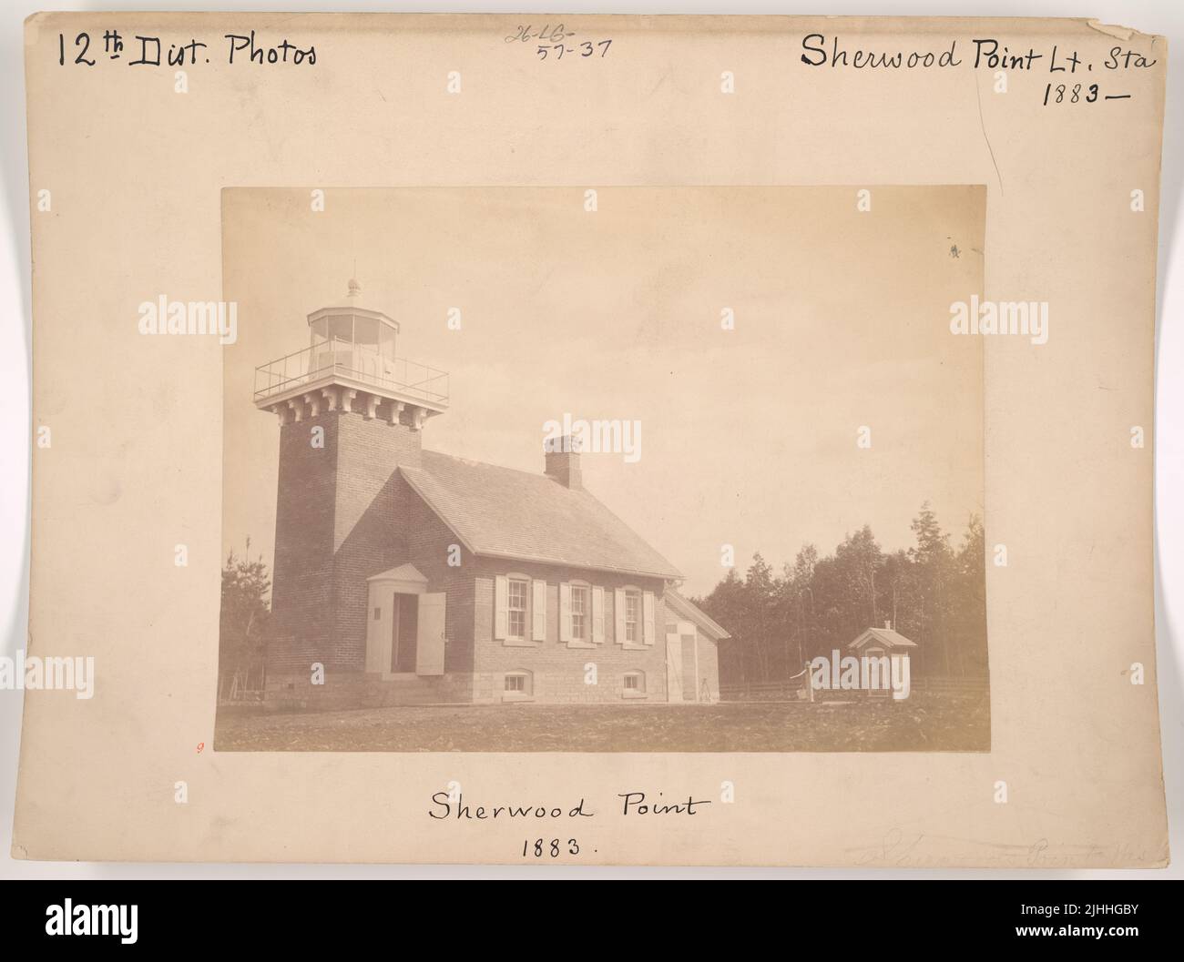 Sherwood point lighthouse hi-res stock photography and images - Alamy