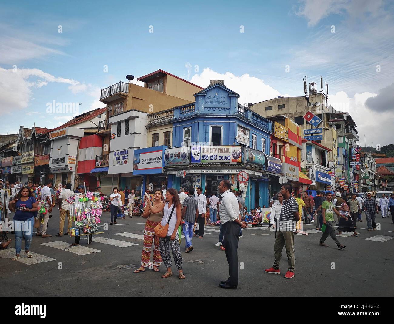 COLOMBO, SRI LANKA - AUGUST 11, 2019: The group of Sri Lanka people ...