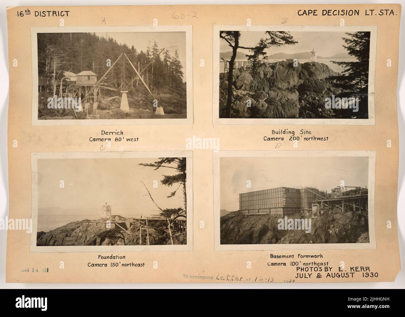 AK - Cape Decision. Cape Decision Light Station, Alaska. Basement ...