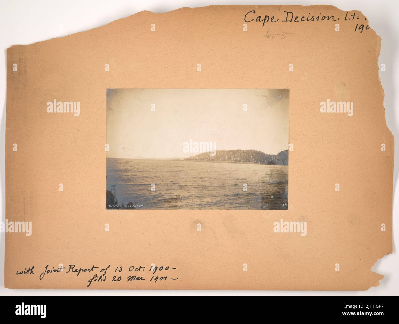 AK - Cape Decision. Cape Decision Light Station, Alaska Stock Photo - Alamy