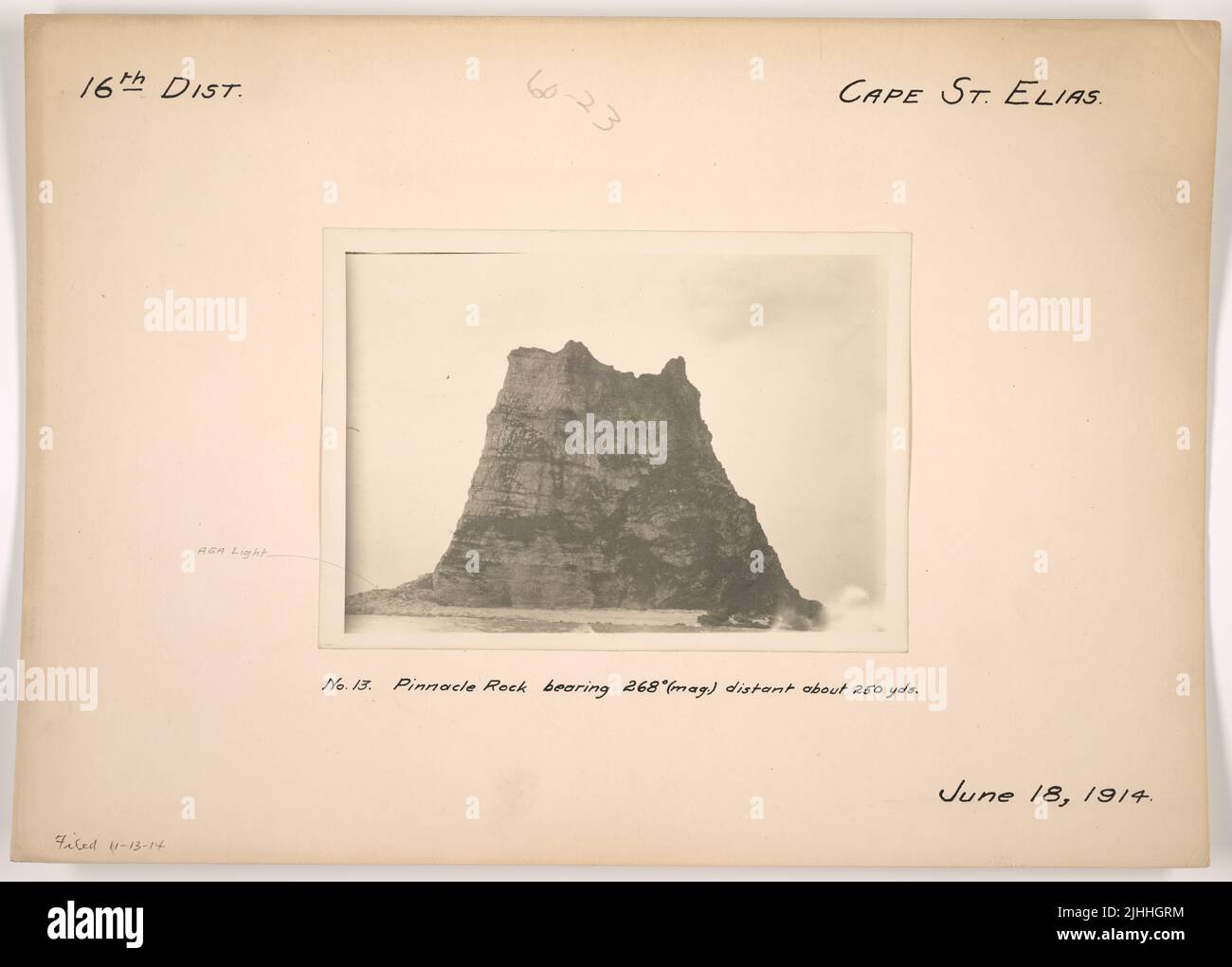 AK - Cape St. Elias. Cape St. Elias Light Station, Alaska. No. 13 ...