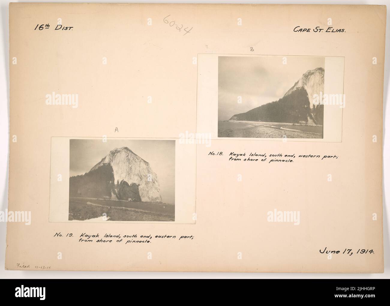 AK - Cape St. Elias. Cape St. Elias Light Station, Alaska. No. 18 ...