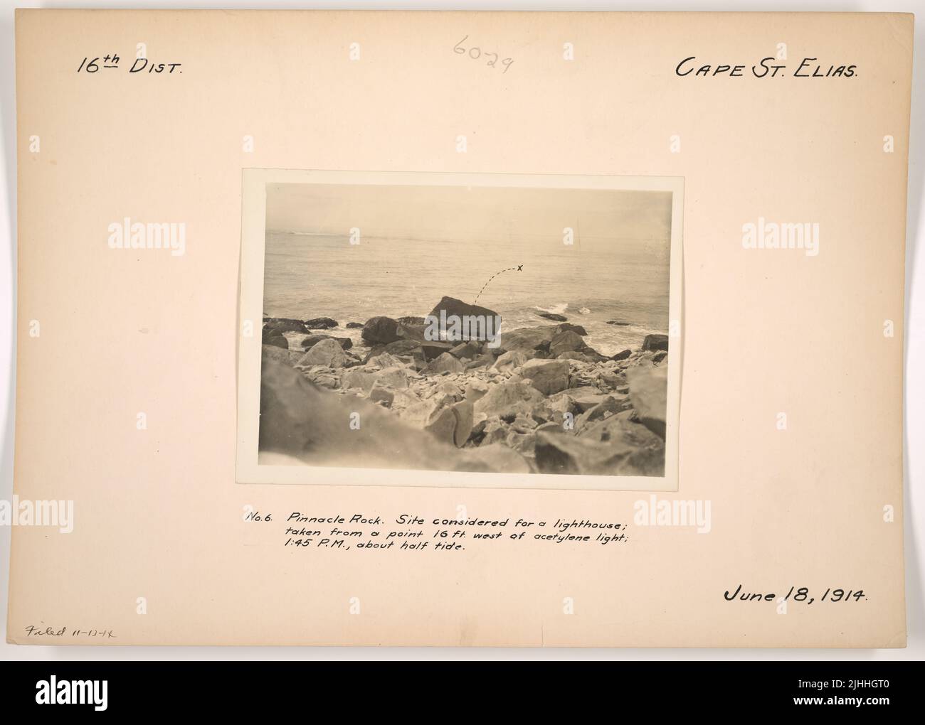 AK - Cape St. Elias. Cape St. Elias Light Station, Alaska. No. 6 ...