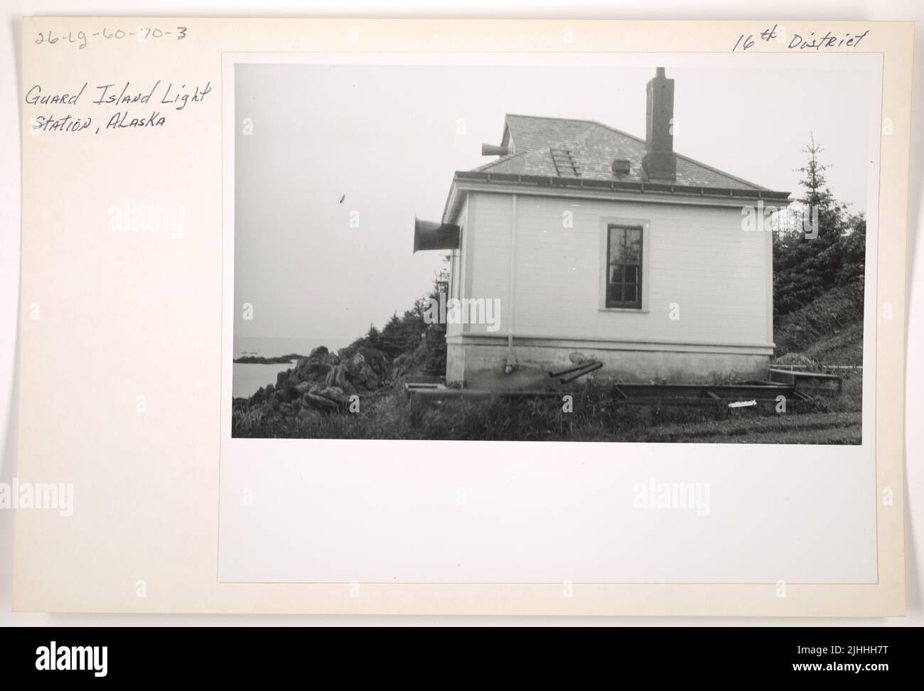 AK - Guard Island. Guard Island Light Station, Alaska Stock Photo - Alamy
