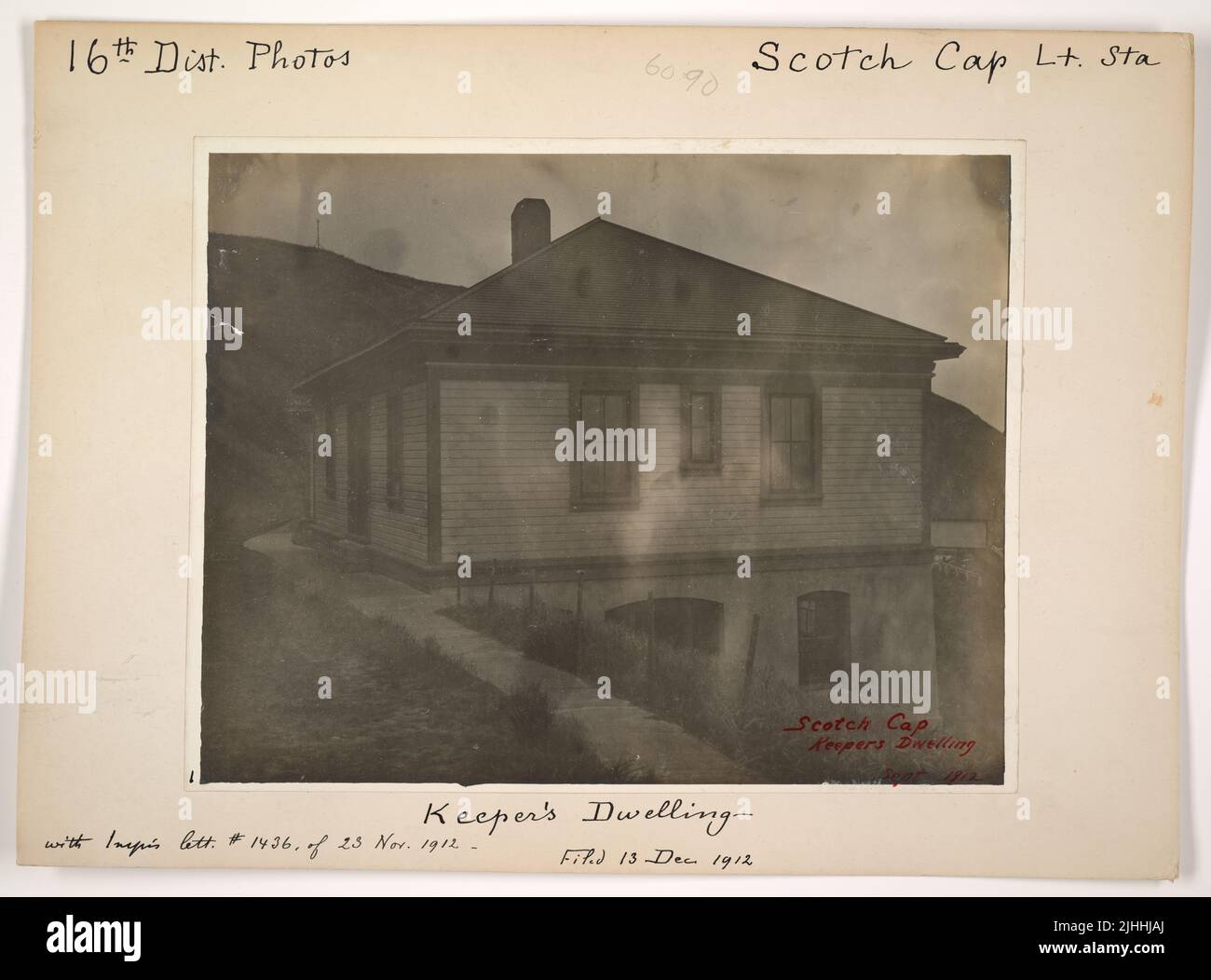 AK - Scotch Cap. Scotch Cap Light Station, Alaska. Keeper's dwelling ...