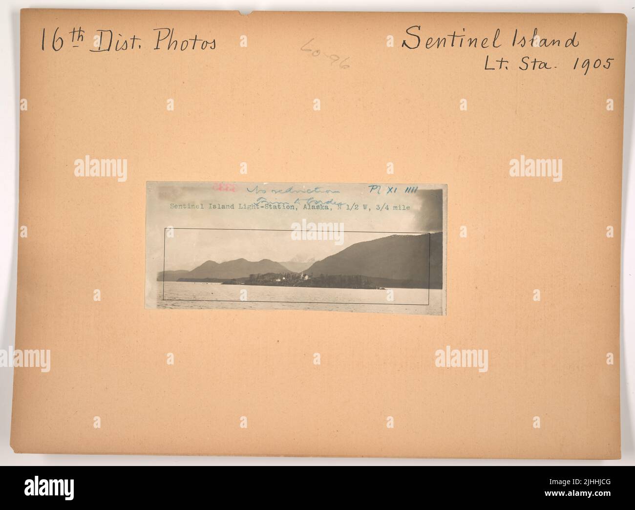 AK - Sentinel Island. Sentinel Island Light Station, Alaska. N 1/2 W, 3 ...