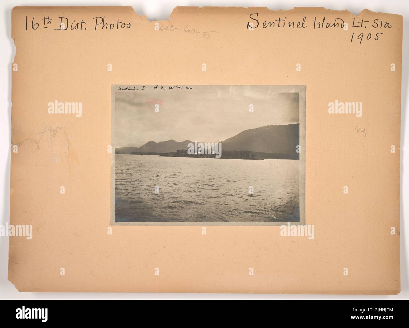 AK - Sentinel Island. Sentinel Island Light Station, Alaska. N 1/2 W, 3 ...