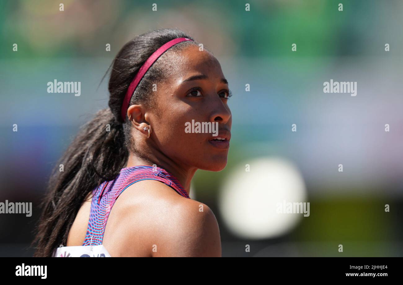 Eugene, USA. 18th July, 2022. Kendell Williams of the United States ...