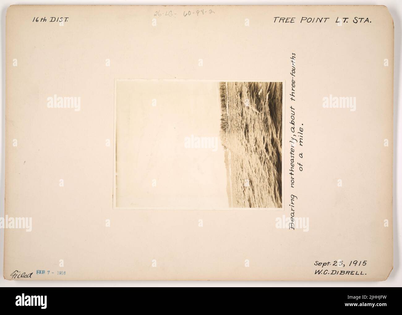 AK - Tree Point. Tree Point Light Station, Alaska. Bearing ...