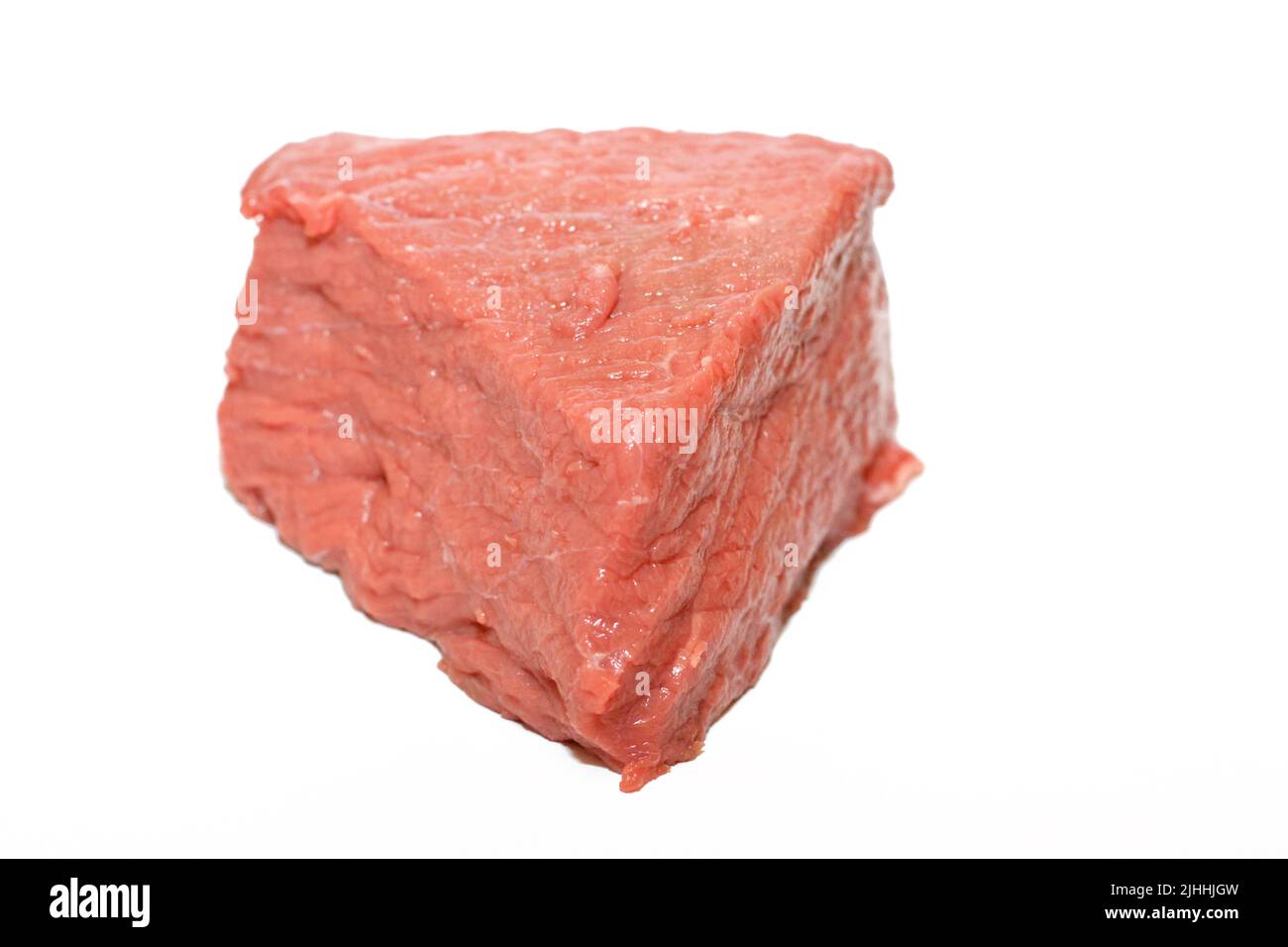 Fresh beef pieces cooking in Cut Out Stock Images & Pictures - Alamy