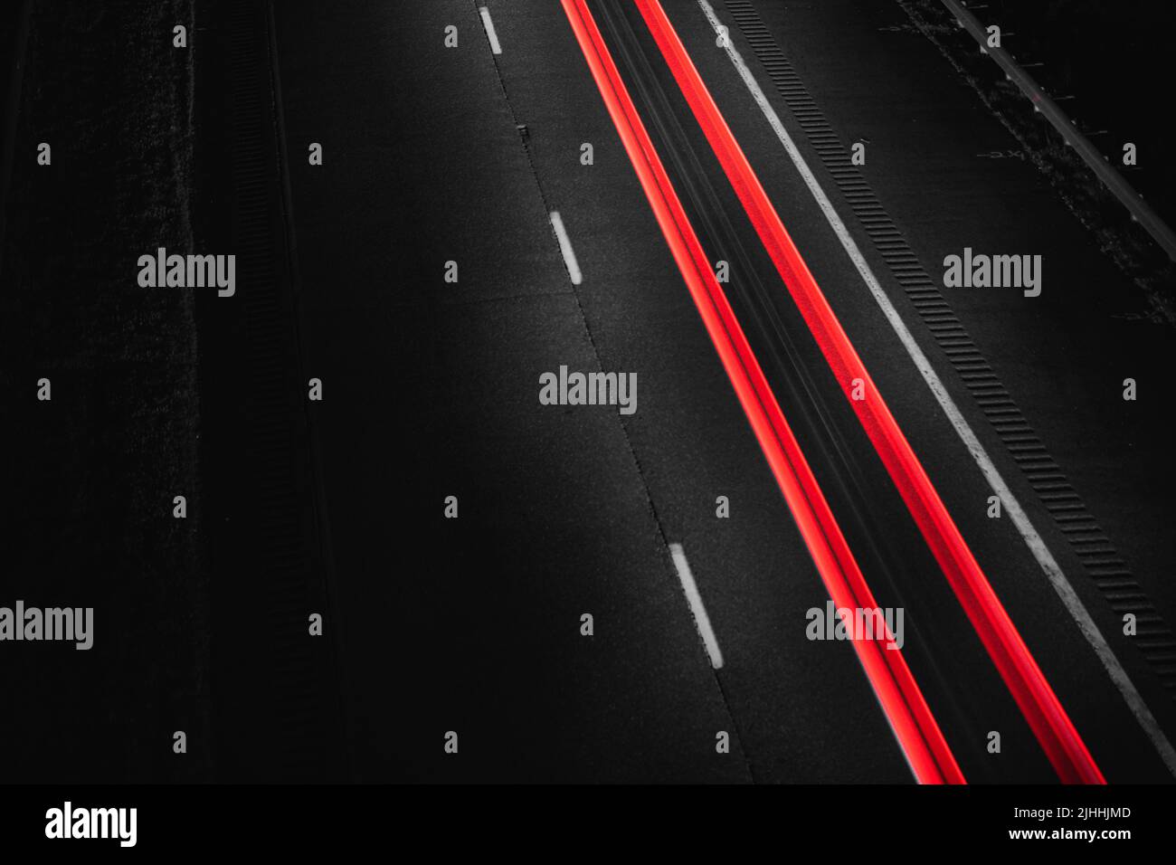 Light Trails on the Highway Stock Photo - Alamy