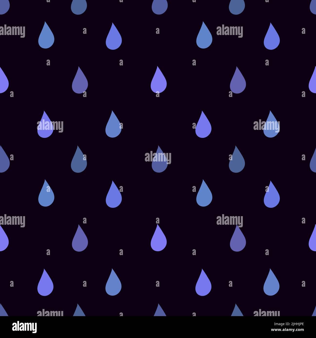 Simple seamless water rain drops pattern for clothes print and wrapping ...