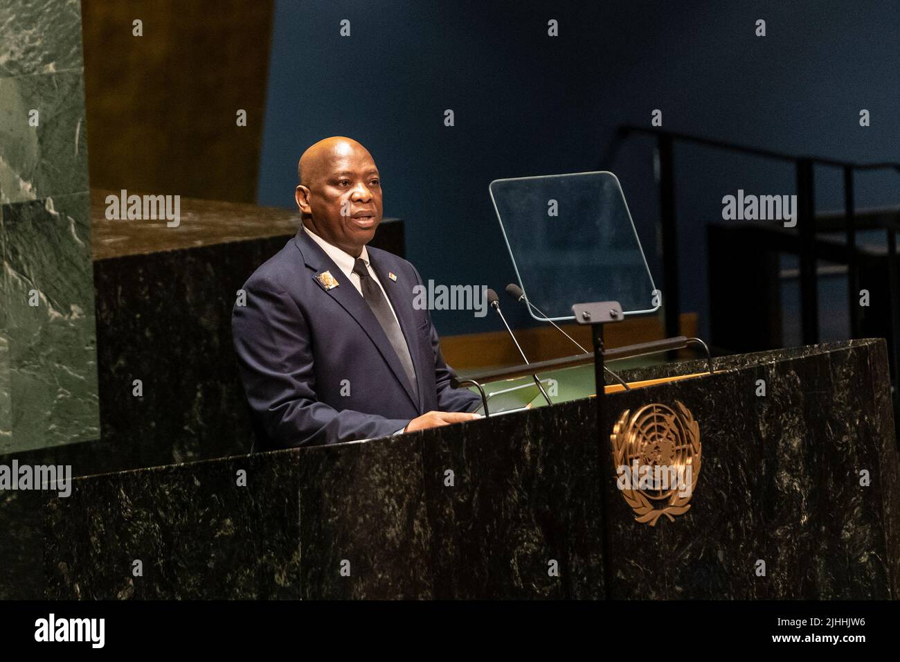 New York, United States. 18th July, 2022. Recipient of Nelson Mandela ...