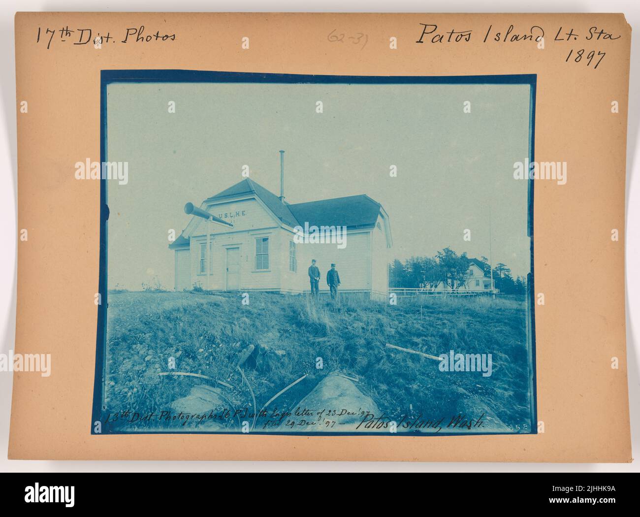 WA - Patos Island. Patos Island Light Station, Washington Stock Photo ...
