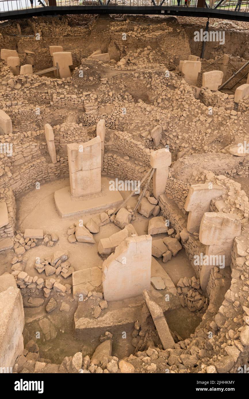 Göbeklitepe (Gobeklitepe in English), a Neolithic archaeological site ...