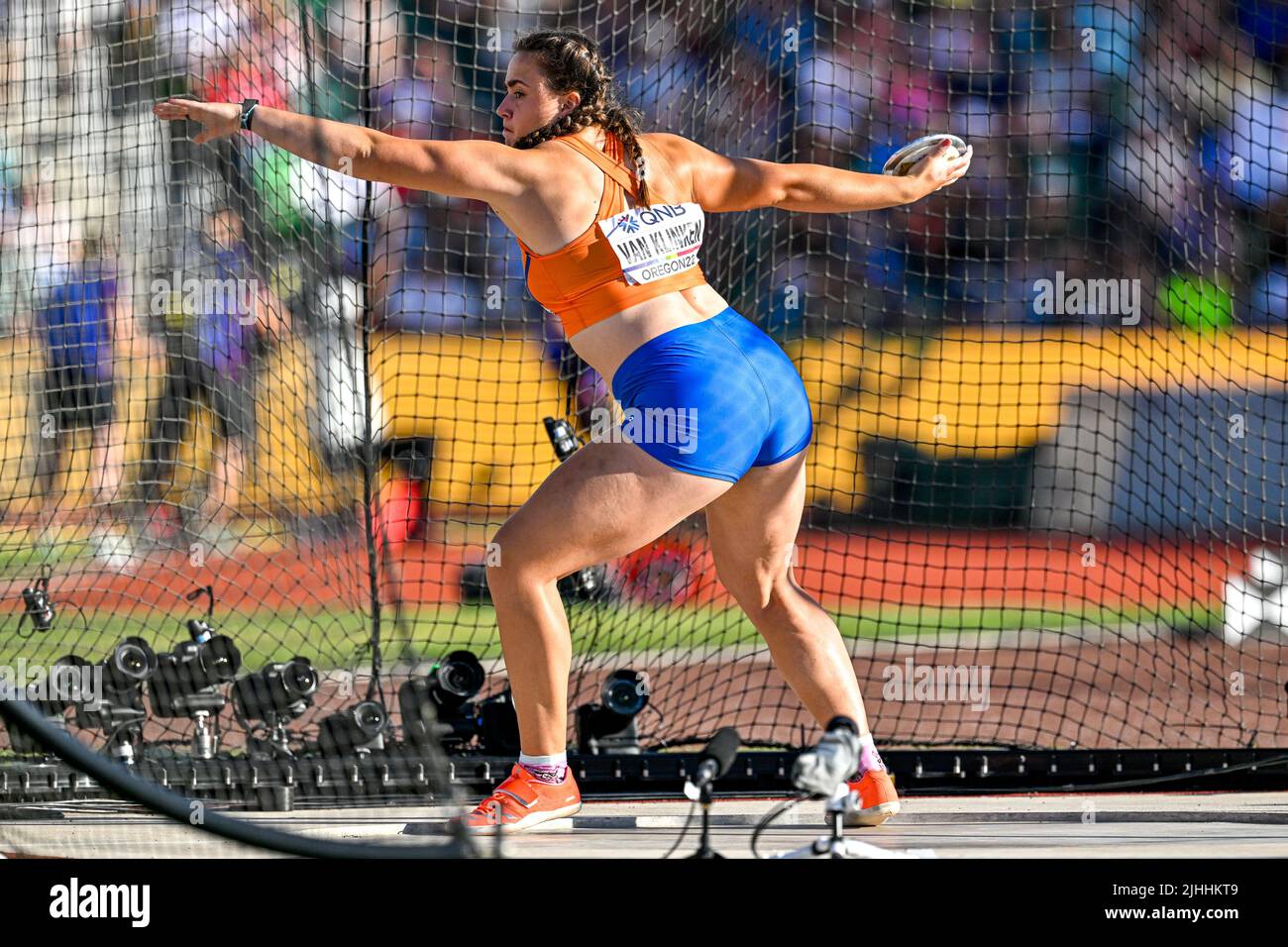 EUGENE, UNITED STATES - JULY 18: Jorinde van Klinken of Netherlands ...