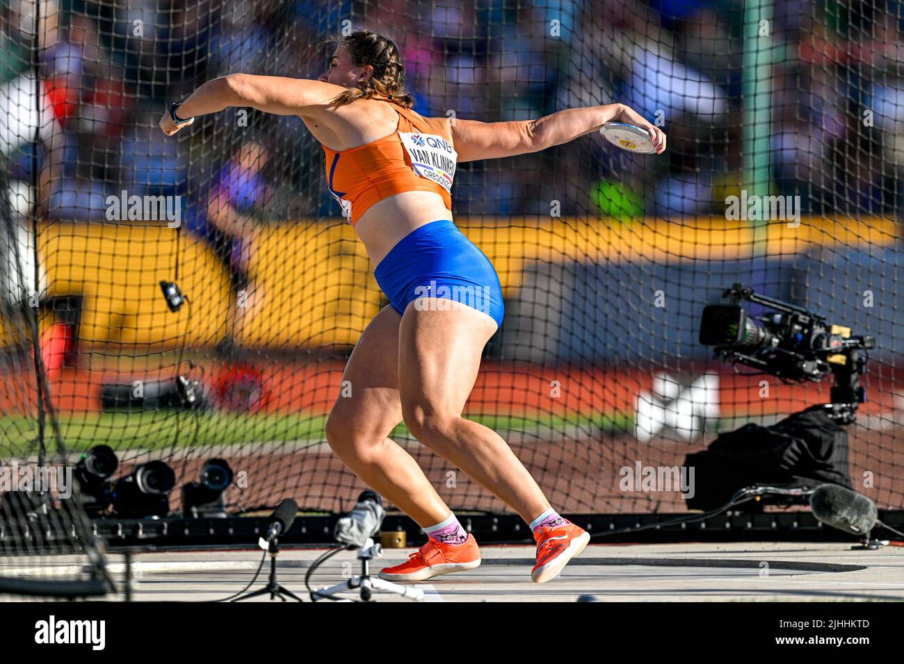EUGENE, UNITED STATES - JULY 18: Jorinde van Klinken of Netherlands ...
