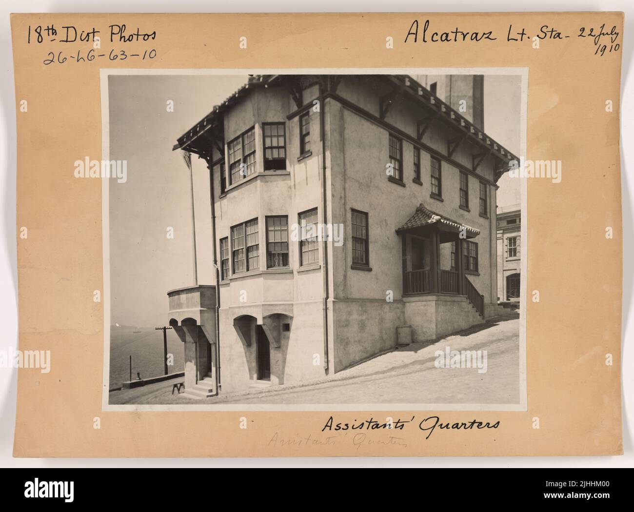 CA - Alcatraz. Alcatraz Light Station, California. Assistant's Quarters ...