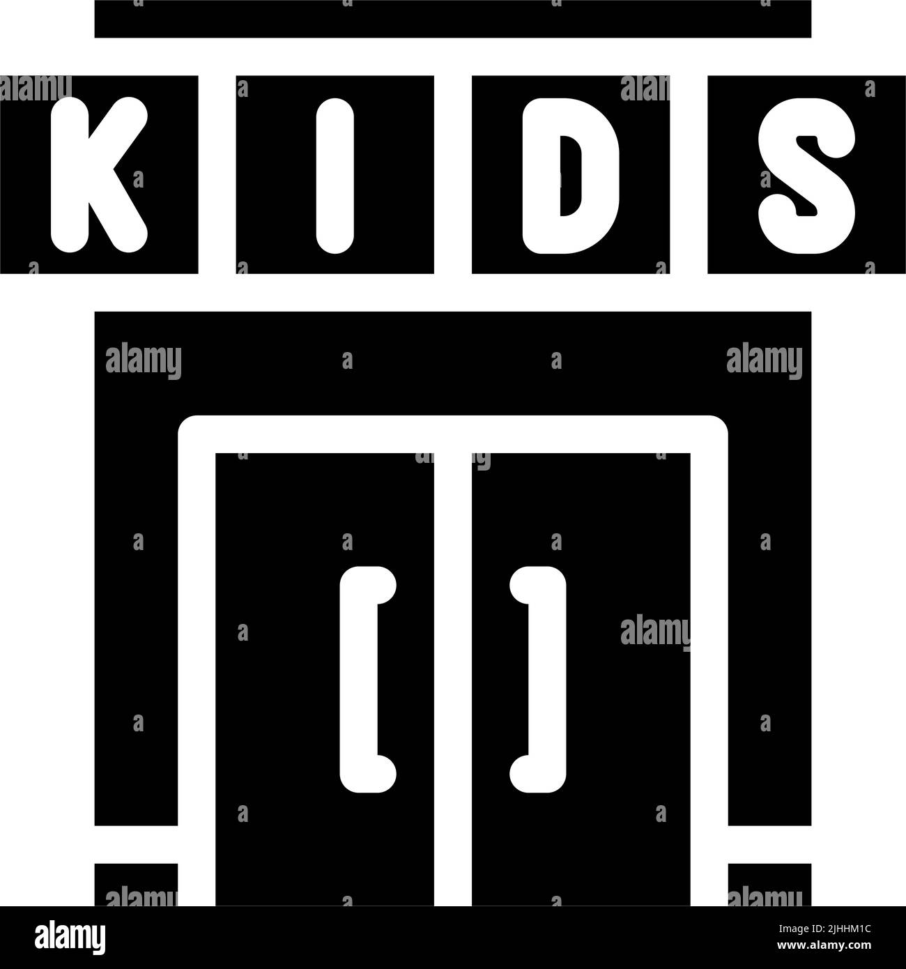 child center glyph icon vector illustration Stock Vector Image & Art ...