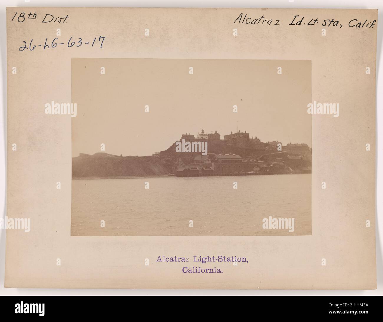 CA - Alcatraz. Alcatraz Island Light Station, California Stock Photo ...