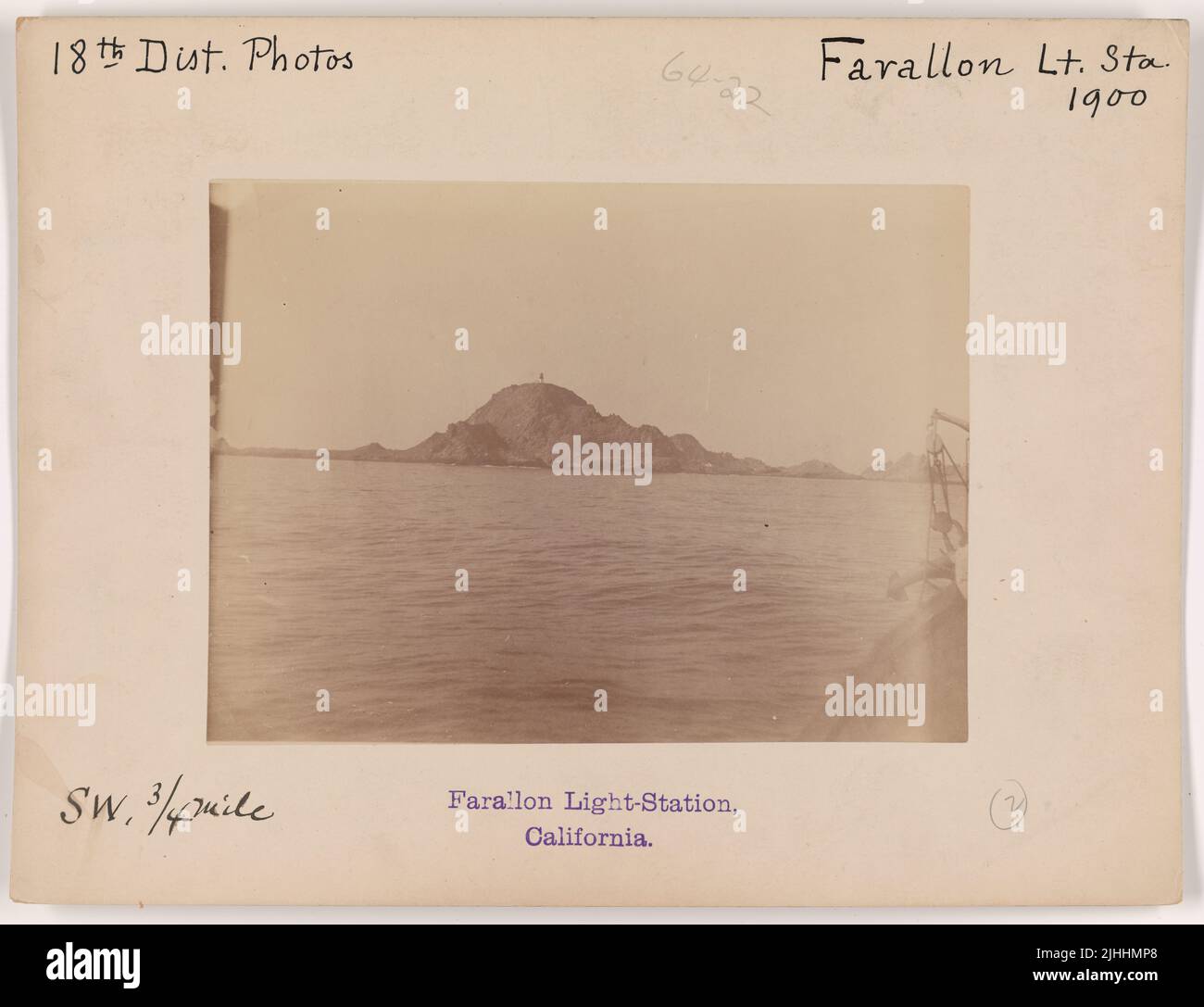 CA - Farallon Island. Farallon Island Light Station, California. SW, 3/ ...