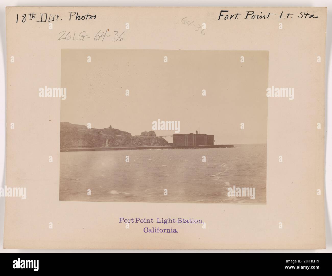 CA - Fort Point. Fort Point Light Station, California Stock Photo - Alamy