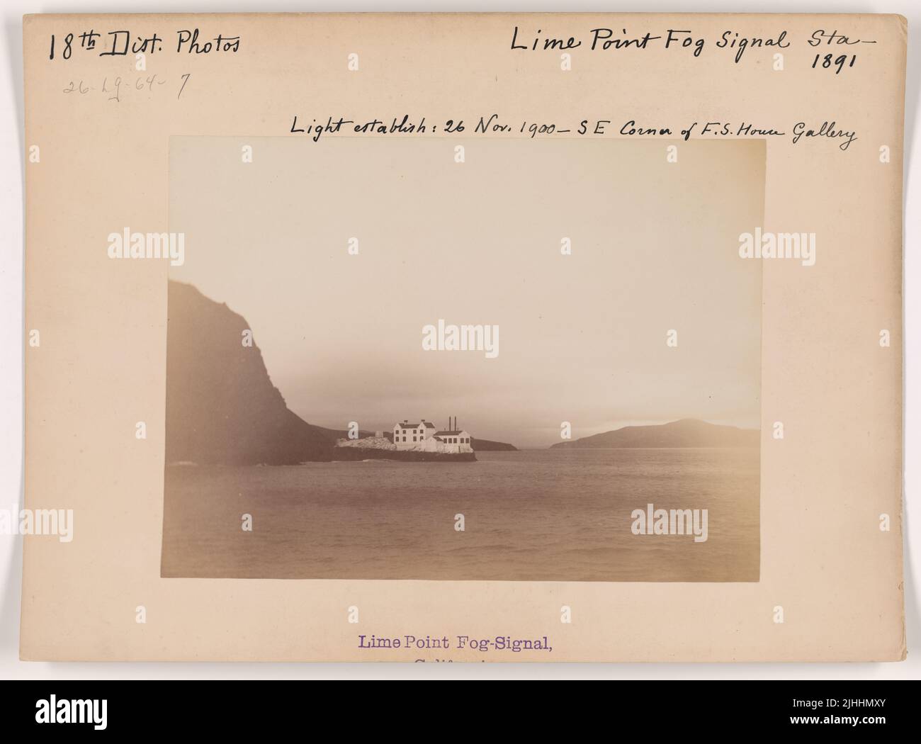 CA - Lime Point. Lime Point Fog Signal Station, California. Light ...