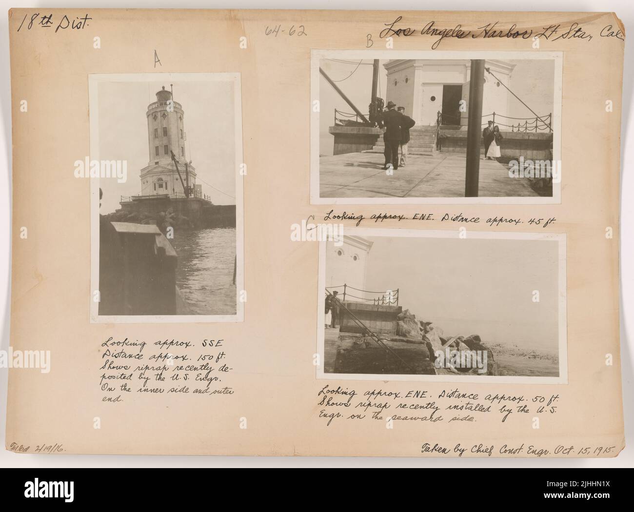 CA - Los Angeles Harbor. Los Angeles Harbor Light Station, California ...