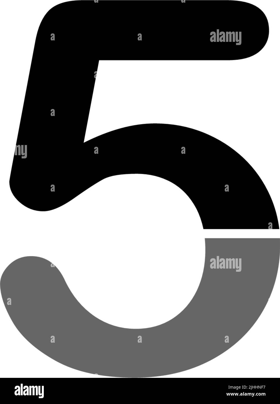 logo number illustration vector design Stock Vector Image & Art - Alamy